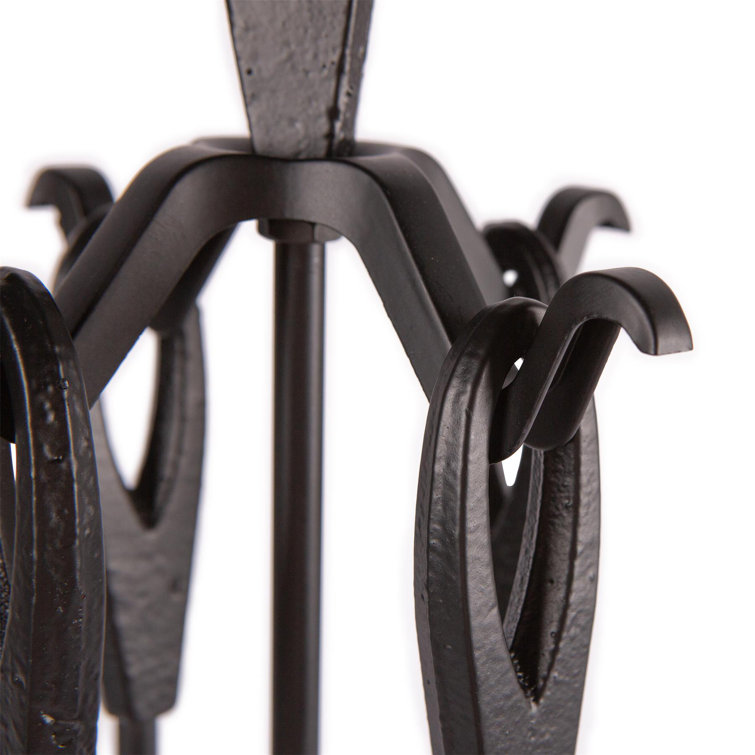 Hammer and Tongs 5 Piece Iron Fireplace Tool Set | Wayfair.co.uk