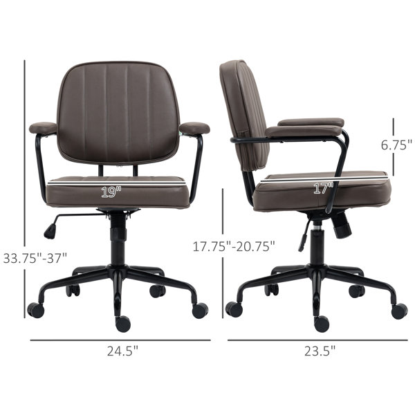 Lark Manor Alieda Microfiber Office Chair | Wayfair