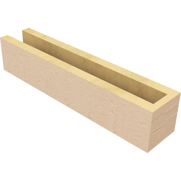 PCI Enterprises Rfturblk 4"H x 20"W x 4"D Rafter Tail | Wayfair