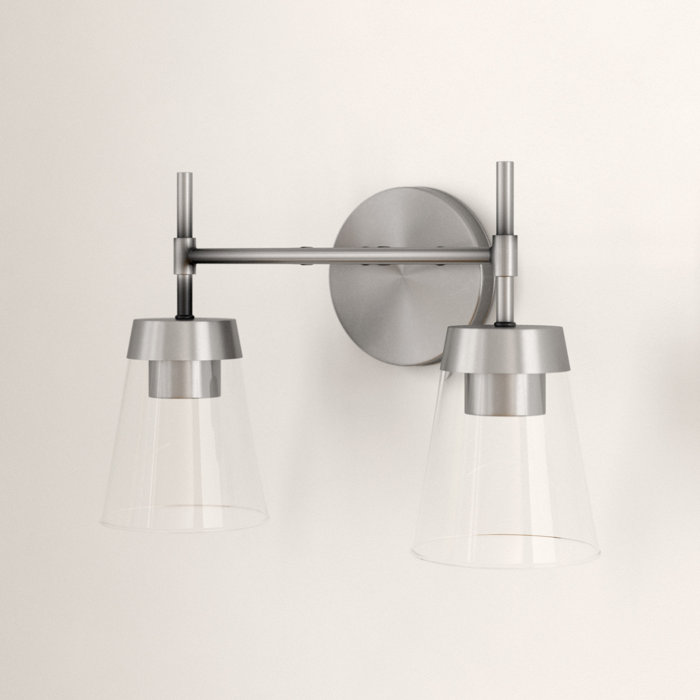 Wade Logan® Kaylin 2 - Light Dimmable Vanity Light & Reviews | Wayfair