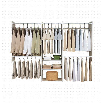 Dotted Line™ Grid Closet System Starter Kit & Reviews | Wayfair