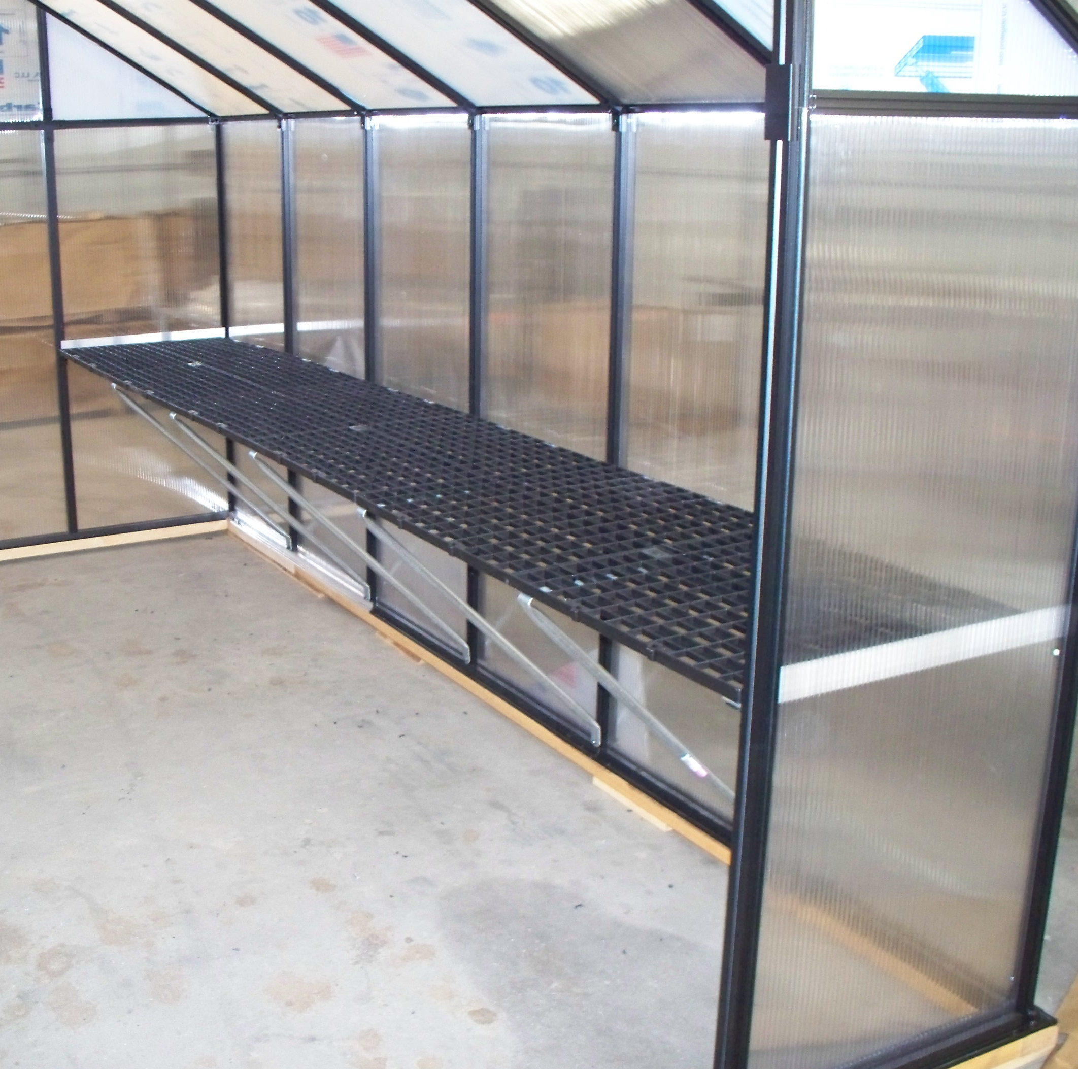 Riverstone Industries Corporation Greenhouse Work Bench System Shelving ...
