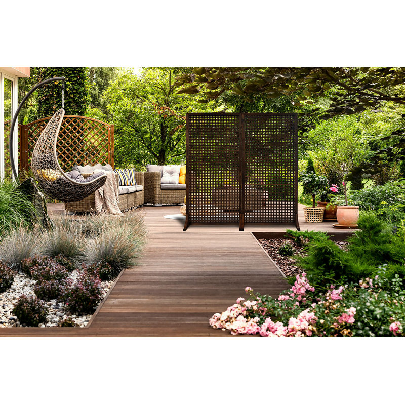 Porpora 36'' W x 72'' H Solid Wood Single Panel Room Divider | Wayfair