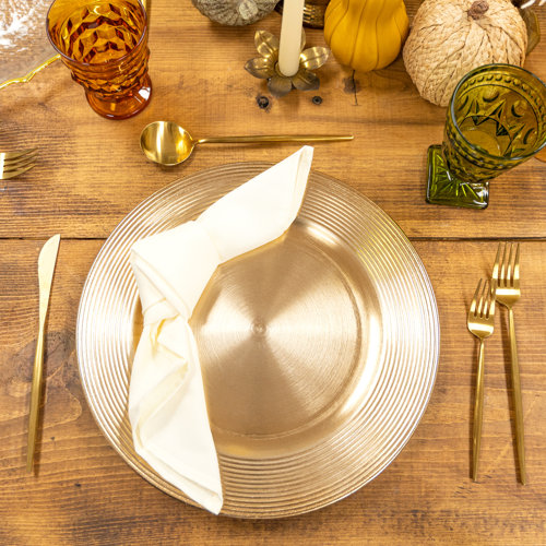 The Party Aisle™ 24 Piece Charger Set & Reviews | Wayfair