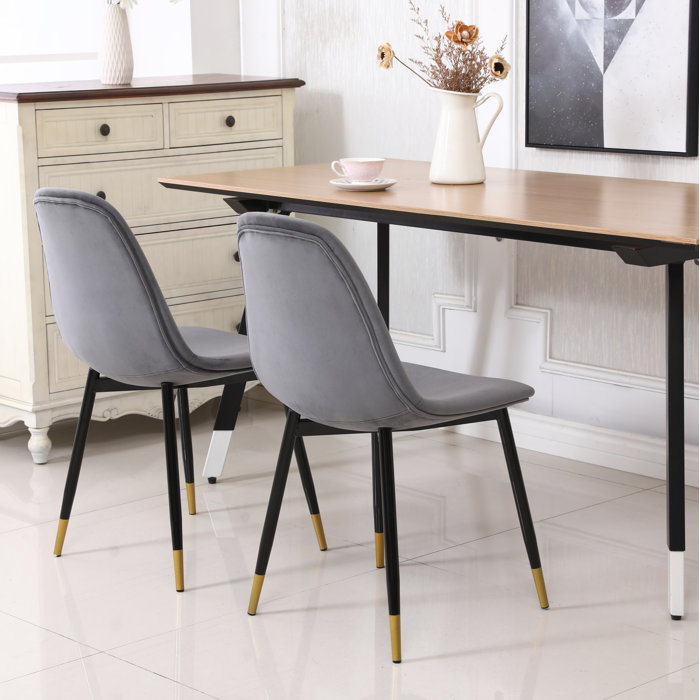 Everly Quinn Cochrane Solid Back Side Chair & Reviews | Wayfair
