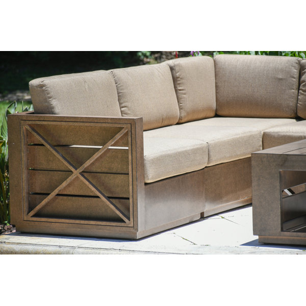 AFD Home Modern Rustic Corner Seat | Wayfair