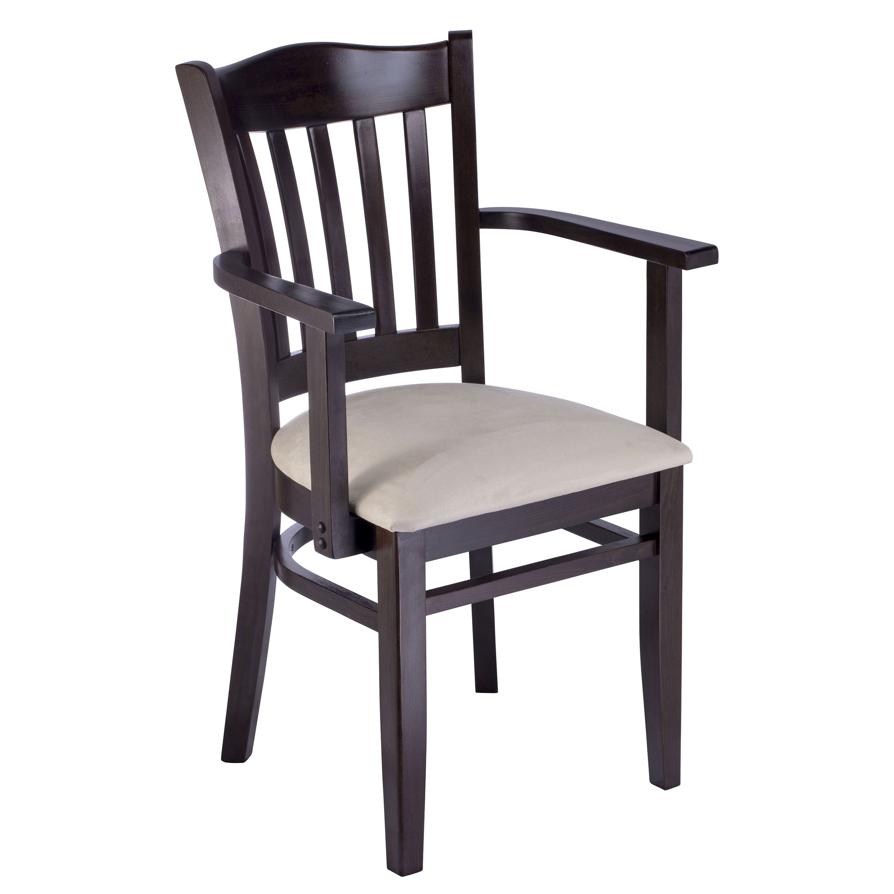 Charlton Home® Riggio Slat Back Arm Chair & Reviews | Wayfair