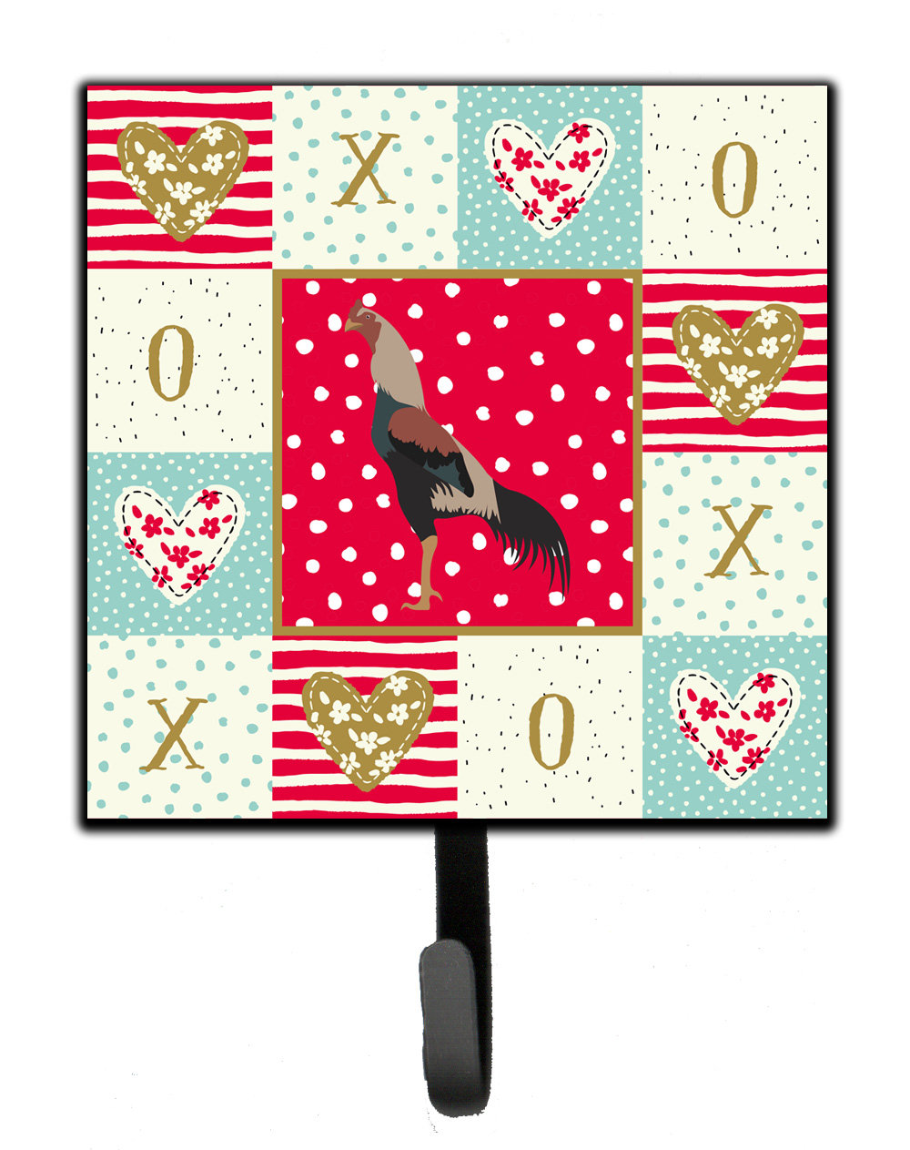 The Holiday Aisle® Arciniega Kulang Chicken Love Wall Key Organizer ...