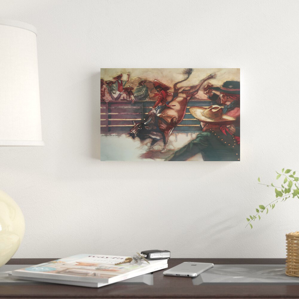 Winston Porter The Rodeo by Bruce Dean - Wrapped Canvas Painting | Wayfair