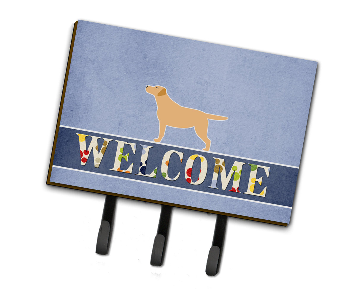 Bless international Yellow Labrador Retriever Welcome Leash or Key ...