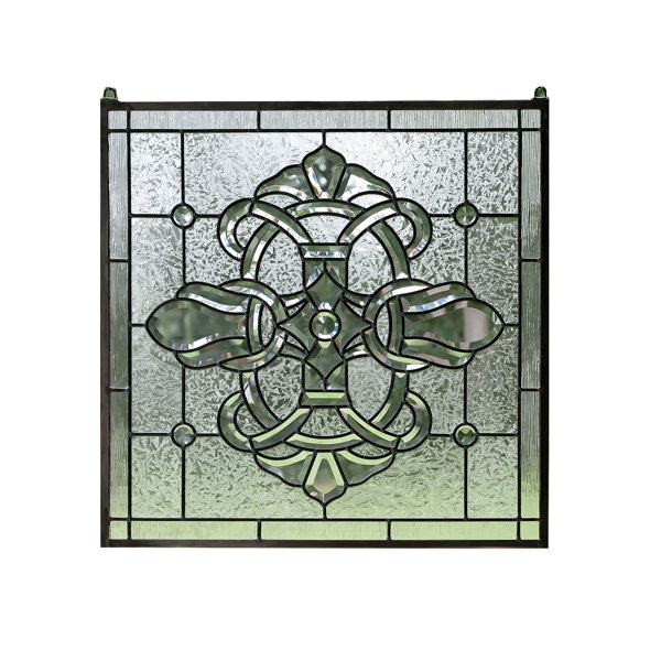Red Barrel Studio® Stained Glass Beveled Window Panel | Wayfair