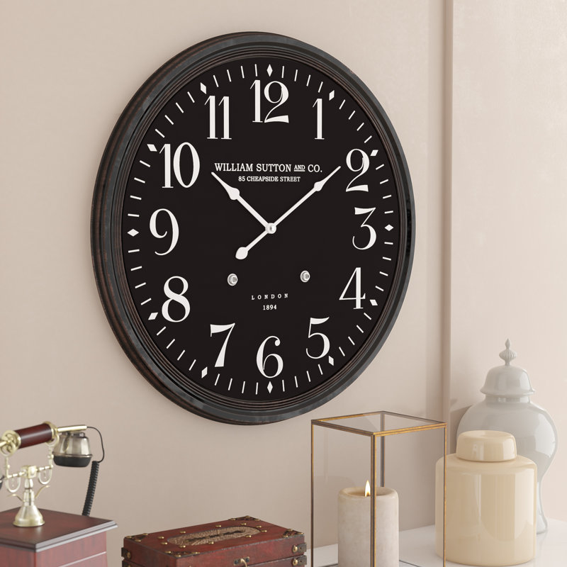 Lark Manor Allana-Jo Metal Wall Clock & Reviews | Wayfair