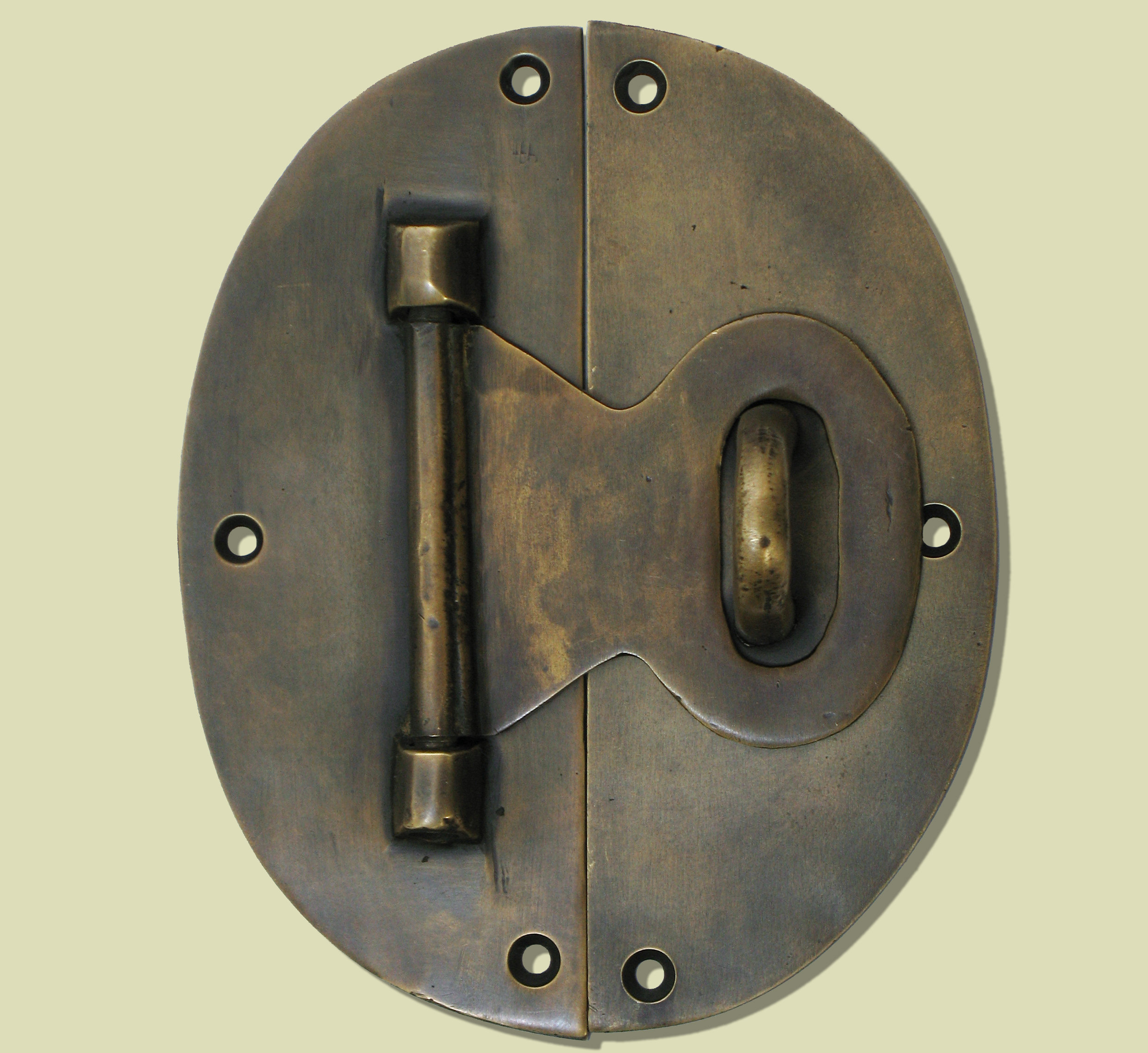 Gado Gado Hardware Oval Lock with Hook | Wayfair