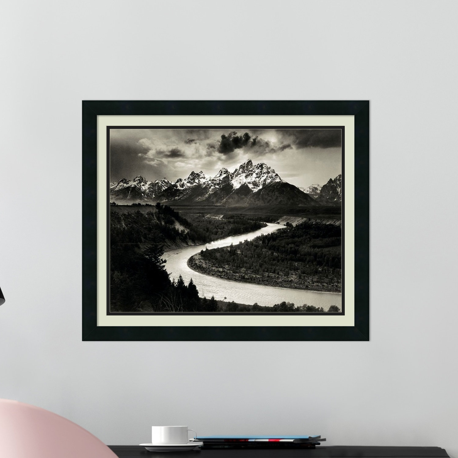 Vault W Artwork The Tetons And The Snake River, Wyoming, 1942 by Ansel ...