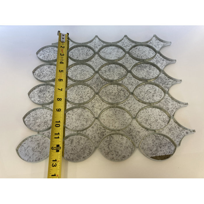 Medici & Co. Venetian Antique 12" x 12" Glass Wall Tile | Wayfair