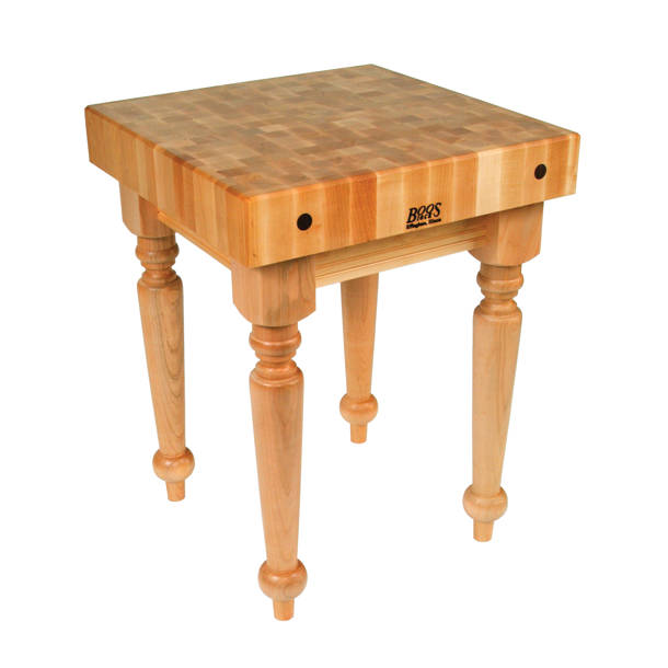 John Boos BoosBlock® Prep Table with Butcher Block Top & Reviews | Wayfair