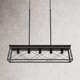Birch Lane™ Dimson 1 - Light Tapered Metal Pendant | Wayfair