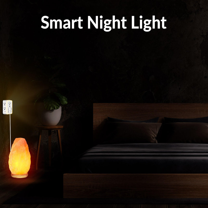 WBM SMART Multi Plug Outlet, 6-Outlet Extender with 2 USB Charging ...