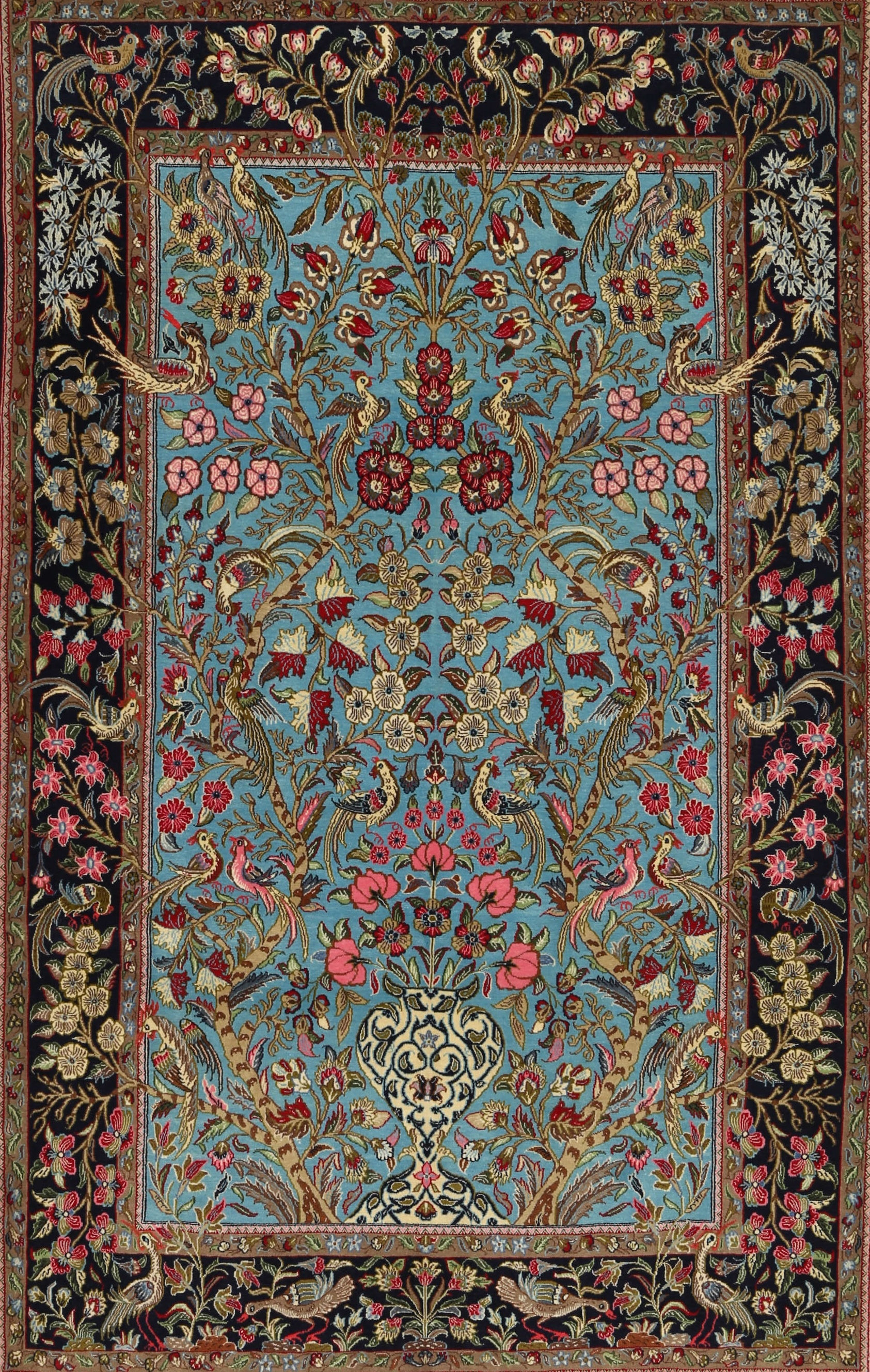 Bungalow Rose Oriental Red/Blue Area Rug | Wayfair