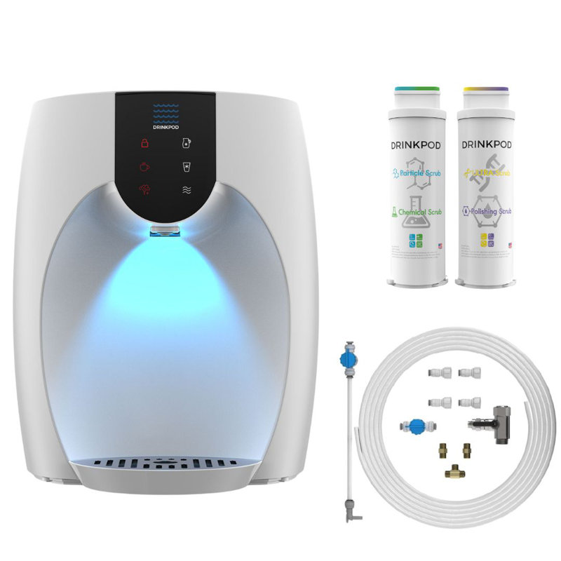 Drinkpod LLC Countertop Bottleless Electric Filtered Water Cooler with ...