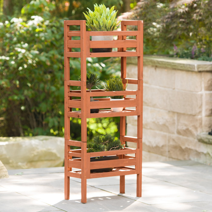 Leisure Season Rectangular Plant Stand | Wayfair
