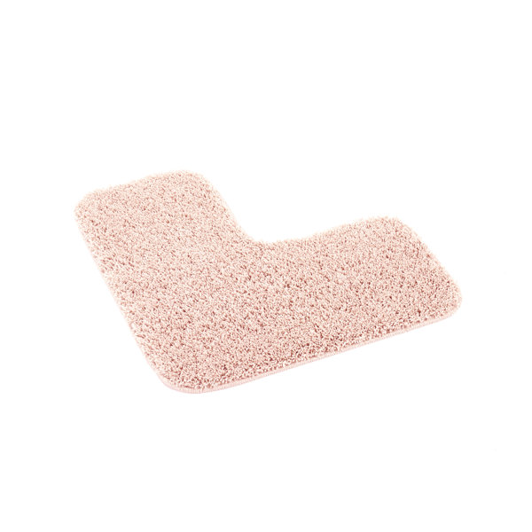L Shaped Bath Mat White at Holly Standley blog