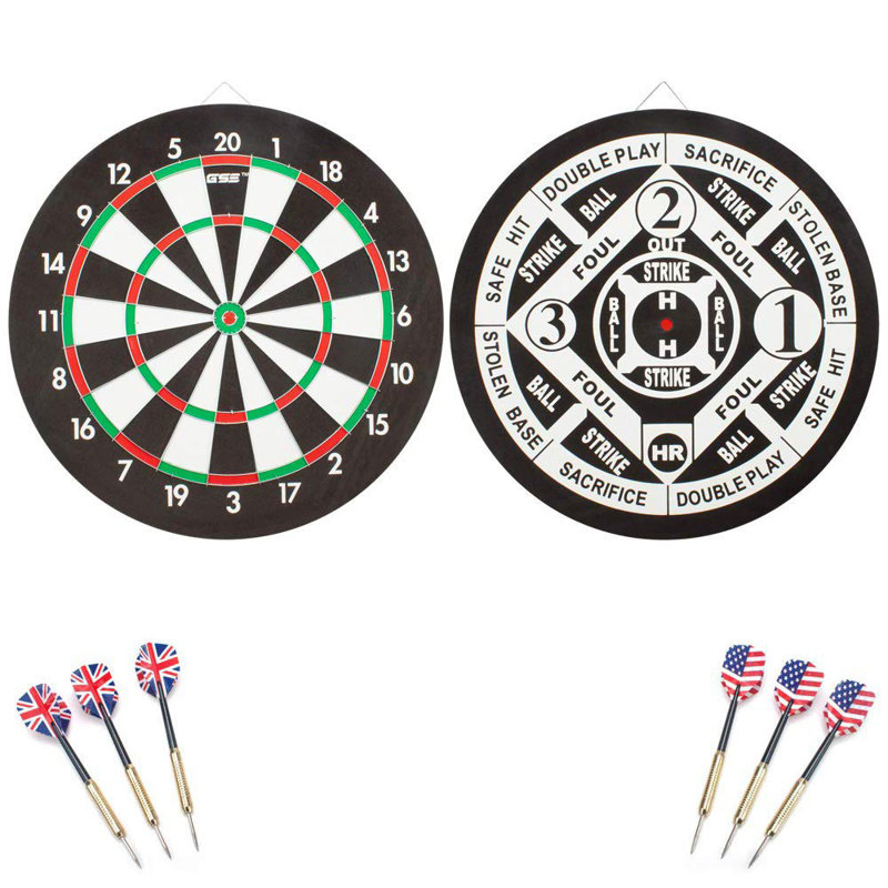 GSE Games & Sports Expert 18-Inch Baseball Dartboard with Darts | Wayfair