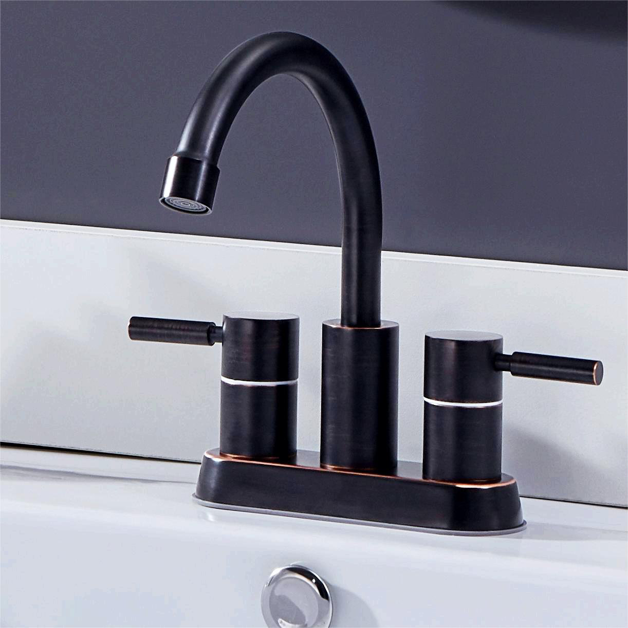 KISRAIS Centerset Faucet 2-handle Bathroom Faucet | Wayfair