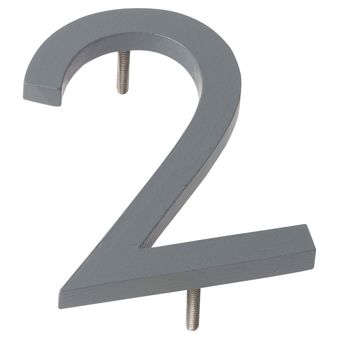 Montague Metal Products 8'' H Metal House Number & Reviews | Wayfair