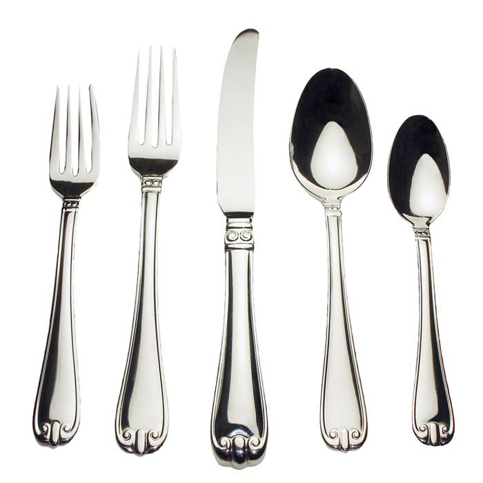 David Shaw Silverware Stainless Steel Flatware - Set of 20 | Wayfair