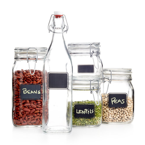 Red Barrel Studio® 3 Piece Storage Jar Set & Reviews | Wayfair