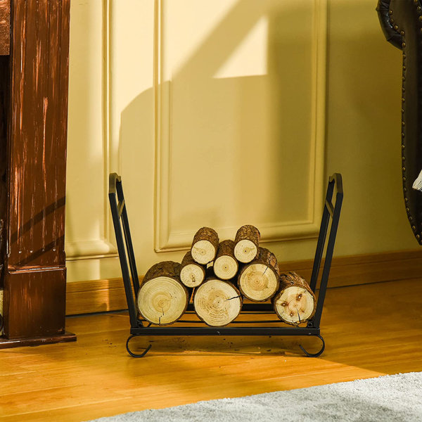 Marlow Home Co. Beaupre 59.5Cm W Metal Log Rack & Reviews | Wayfair.co.uk