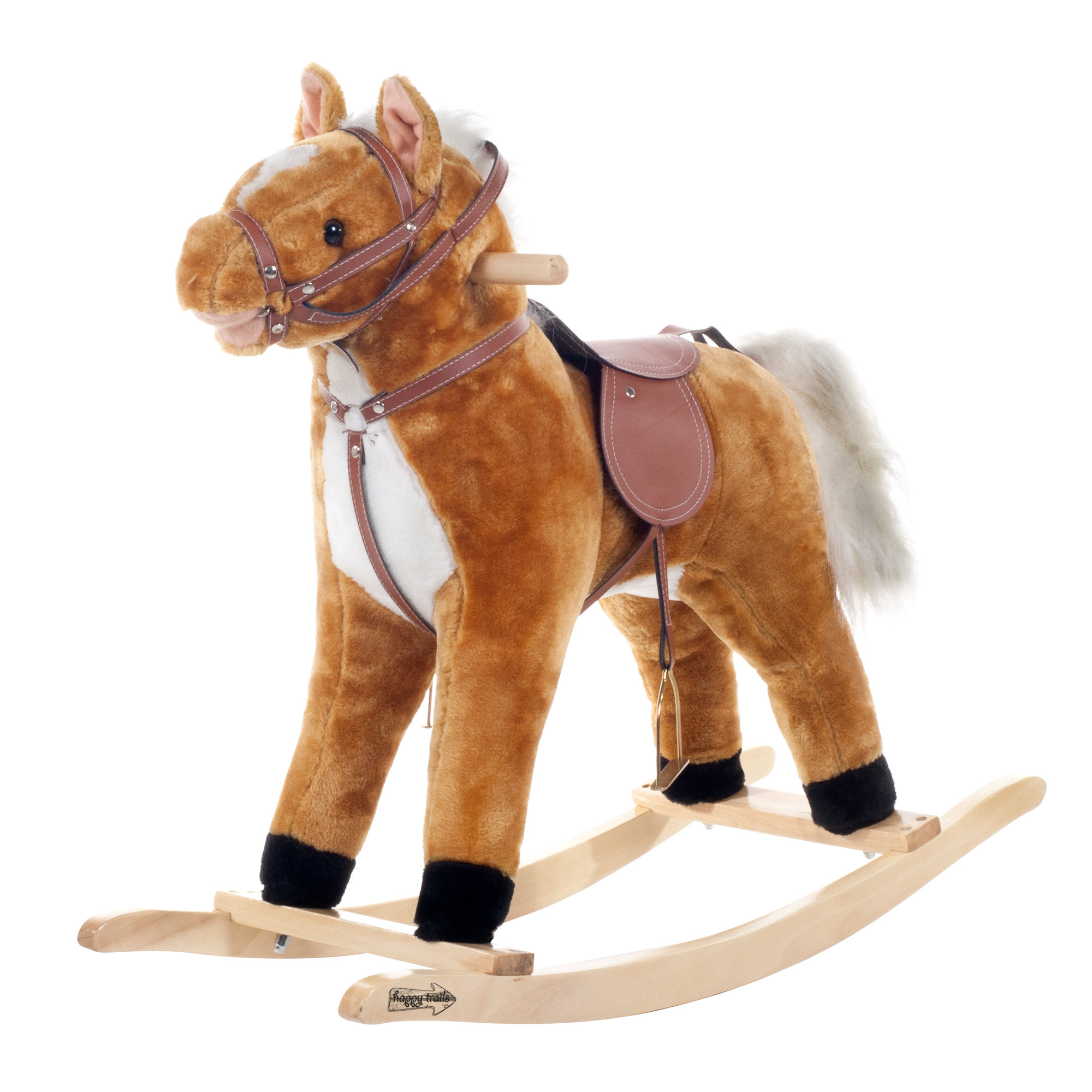 Happy Trails Plush Rocking Horse & Reviews | Wayfair