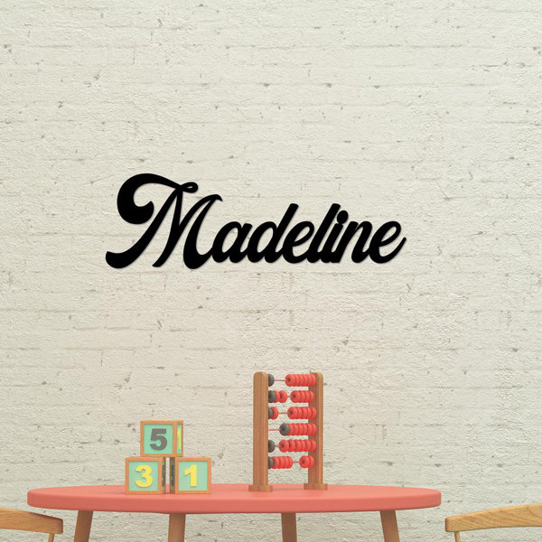 Latitude Run® Custom Personalized Metal Name Wall Décor & Reviews | Wayfair