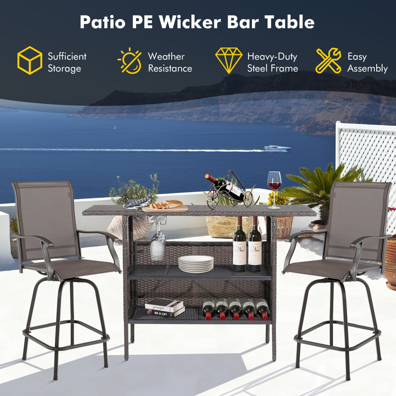 Latitude Run® Outdoor Buffet & Console Table & Reviews | Wayfair