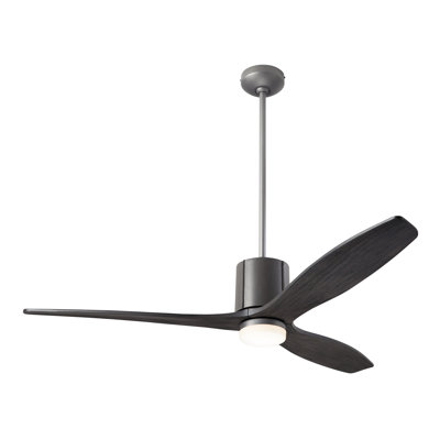 Modern Fan Company 54" LeatherLuxe DC Ceiling Fan with LED Light | Wayfair