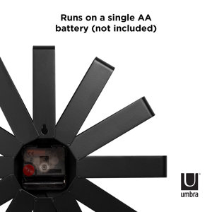 Umbra Metal Wall Clock & Reviews | Wayfair