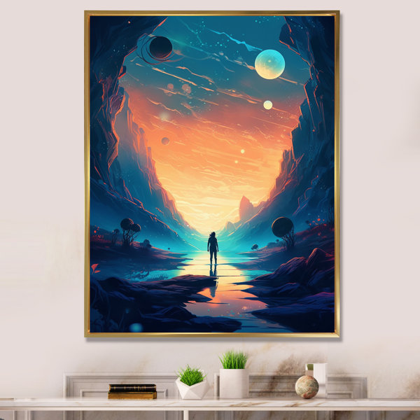 Red Barrel Studio® Imagine Space IV On Canvas Print | Wayfair