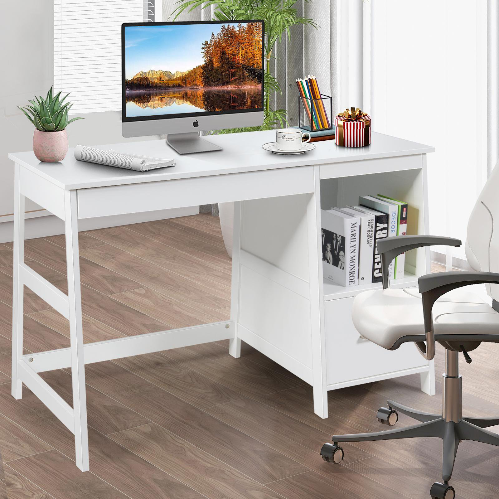 Ebern Designs Merushe 47.5'' Desk | Wayfair