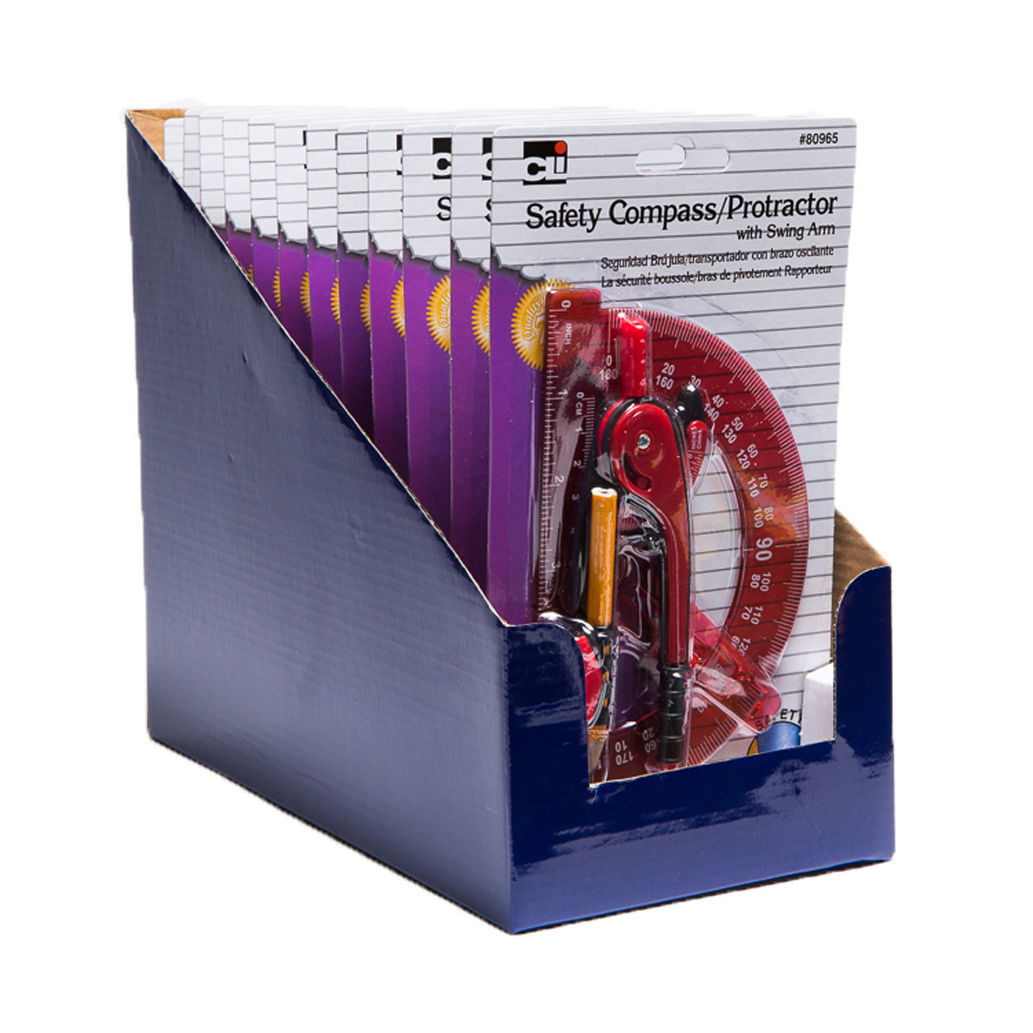 CHARLES LEONARD, INCCompass Safety and Swing Arm Protractor | Wayfair