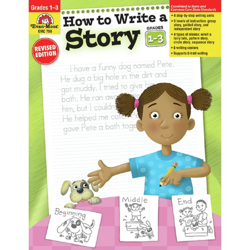 Evan Moor How To Write A Story Grade 1 3 Book Wayfair Evan Moor How To Write A Story Grade 1 3 Book Wayfair