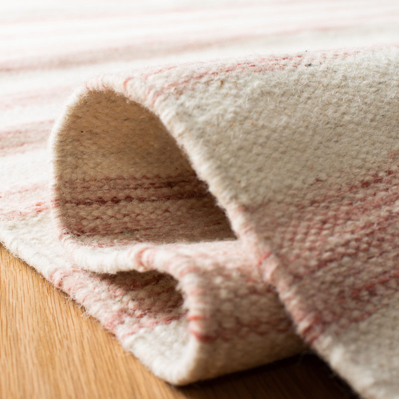 Bungalow Rose Emek Handmade Flatweave Rust / Ivory Rug & Reviews | Wayfair