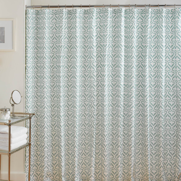 Jill Rosenwald Home Newport Gate Cotton Slate Shower Curtain - Wayfair ...