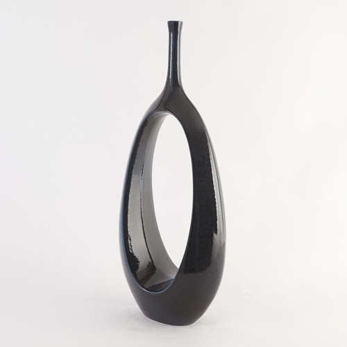Global Views Open Oval Ring Vase-Celestial & Reviews | Wayfair