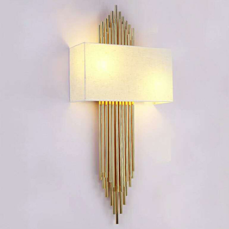 Everly Quinn Fikir 2-Light Flush Mounted Fabric Sconce | Wayfair