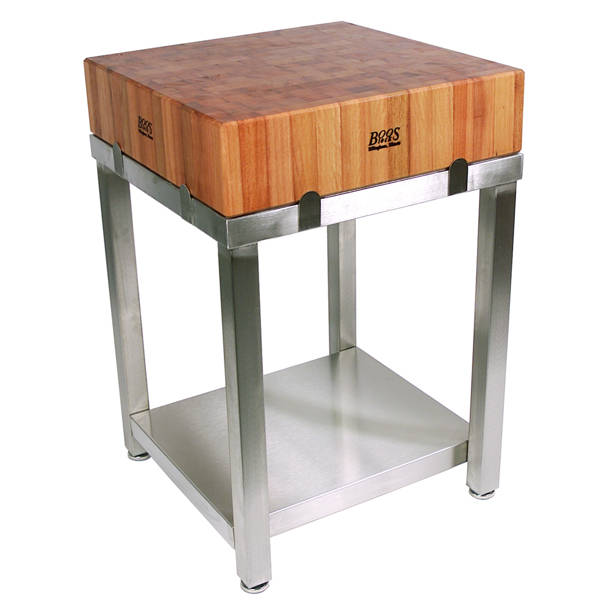 John Boos Cucina Grande Prep Table with Butcher Block Top & Reviews ...