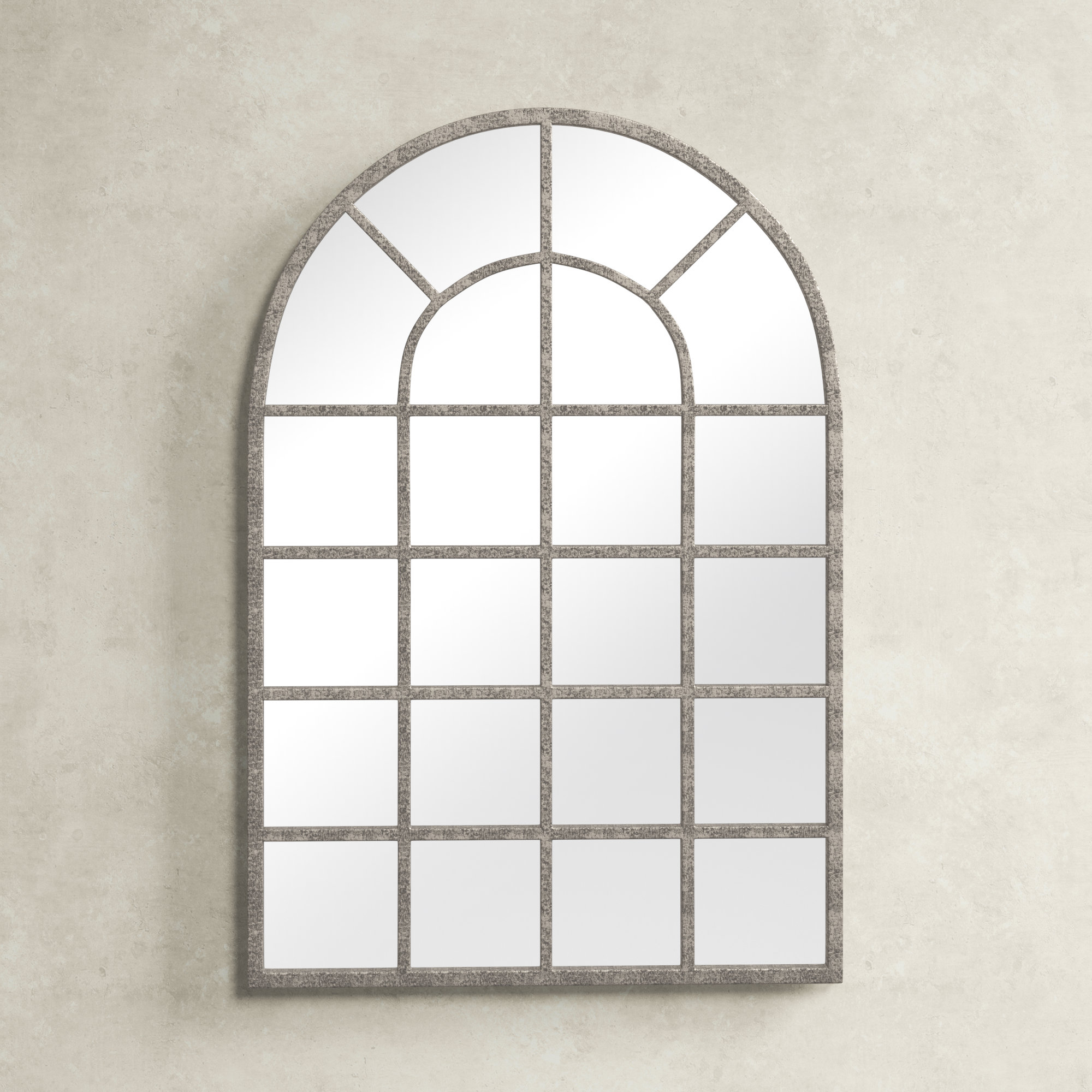 Birch Lane™ Dellrey Window Pane Metal Wall Mirror & Reviews | Wayfair