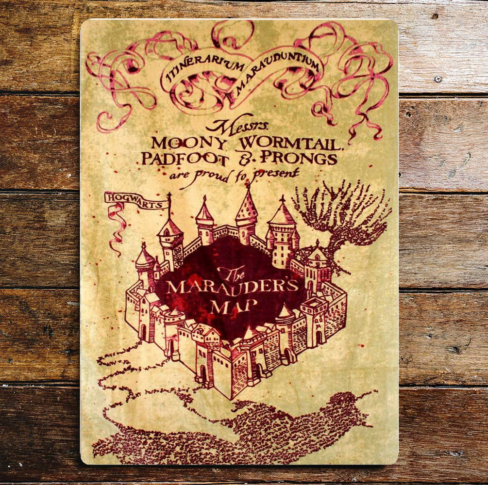 Harry Potter Marauders Map Harry Potter Wall Décor | Wayfair.co.uk