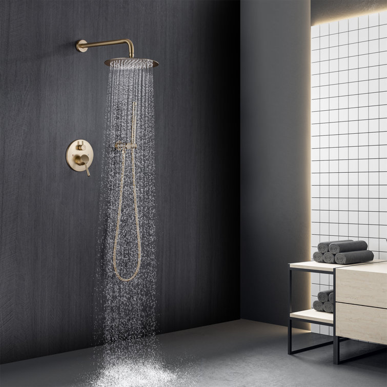 Langsun Complete Shower System with Rough-in Valve & Reviews | Wayfair