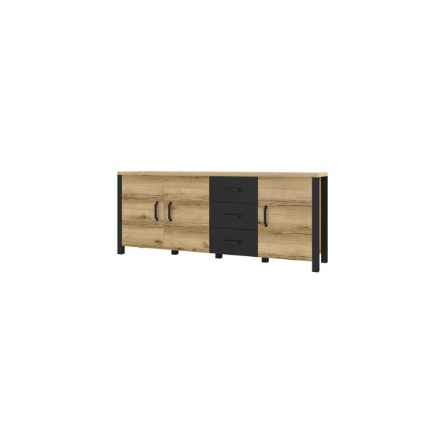 Williston Forge Monango 192cm Wide 3 Drawer Sideboard & Reviews ...